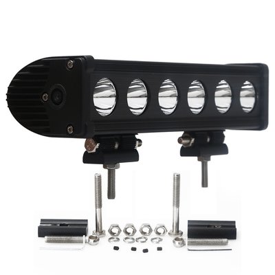 10W/Pcs Led Light Bar Car External Light 12V Led Bar Offroad 4x4 SUV ATV Truck Tractor Spotlight Led Work Driving Lights supplier