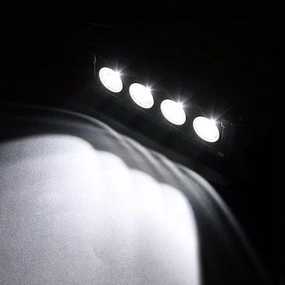 10W/Pcs Led Light Bar Car External Light 12V Led Bar Offroad 4x4 SUV ATV Truck Tractor Spotlight Led Work Driving Lights supplier