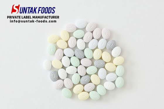 ODM Sugar Free Bulk Candy , 0.7g Fruit Flavor Sweet Breath Mints
