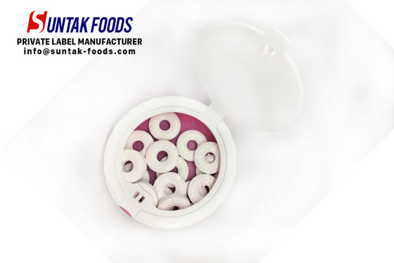 Milk Flavor Compressed Dextrose Candy Assorted Fruit Sweets SEDEX