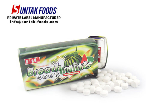 Confectionery Watermelon Flavor Sour Sweets Candy For Children