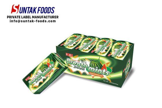 Confectionery Watermelon Flavor Sour Sweets Candy For Children