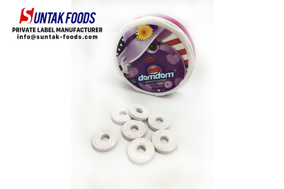 Promotional Sugarless Healthy Colorful Mint Candies Compressed Tablet Sweets