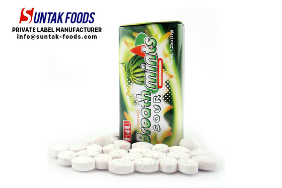 Confectionery Watermelon Flavor Sour Sweets Candy For Children