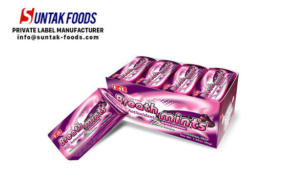 35g Admirable Vitanmin c Black Currant Flavor Sour Sweets Candy For Kid