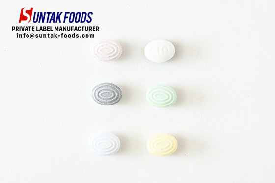 Customized Sugar Free Sour Candy / Halal Sugar Cool Fresh Mint Candy