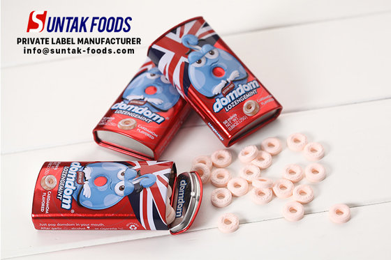 BRC Sugar Free Natural Energy Sorbitol Mint Candy Hole Shape