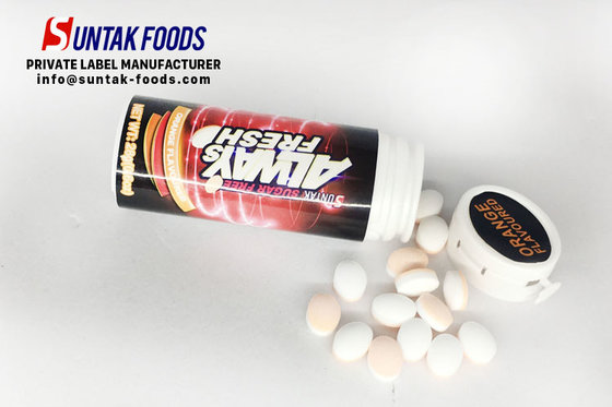 Orange Flavor Sugar Free Low Calorie Candy Mint Extracted Powder