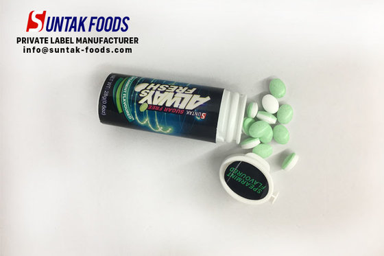 Always Fresh Candy 28g Peppermint Flavor Sweet Breath Mints in Plastic Tube