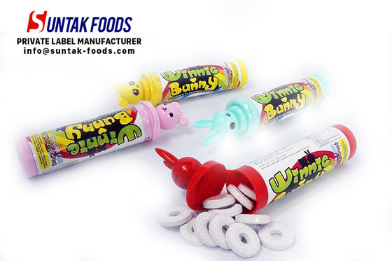 Fresh Novelty Candy Toys , Novelty Halloween Candy In Plastic Dispenser For Chirldren
