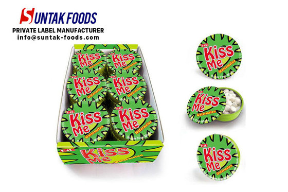 Watermelon Assorted White Chewy Candy , Calorie Free Candy OEM Service