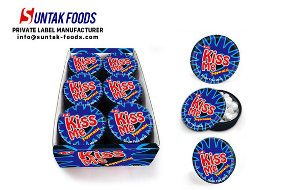 Mini Promotional Strong Breath Mints Candy / Sugarless Hard Candy 12g