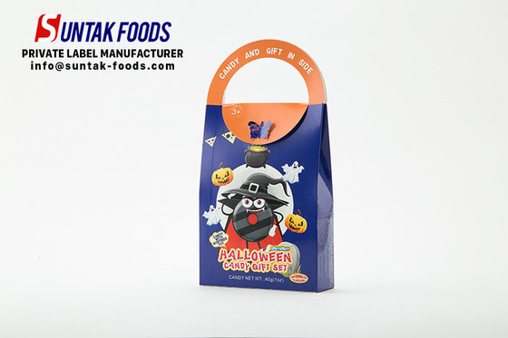 Halloween Gift Set Sour Sweets Candy Watermelon Flavor For Children