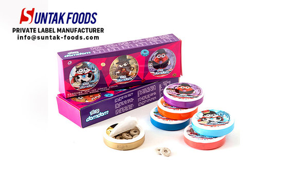 No Sugar Sour Fruit Candy For Children , Low Calorie Hard Candy Fresh And Cooling Taste