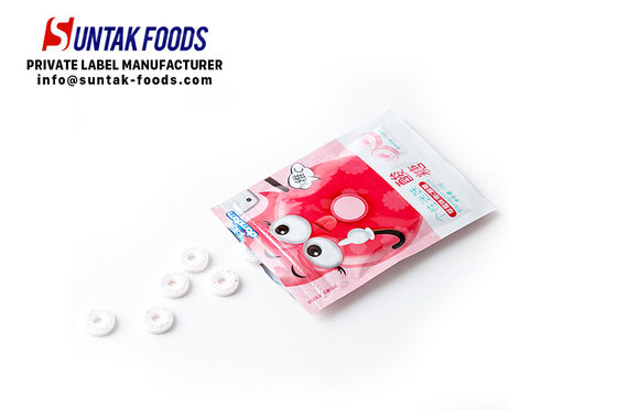 Customized Sugar Less Vitamin C Pressed Hard Candy Bag Packaging