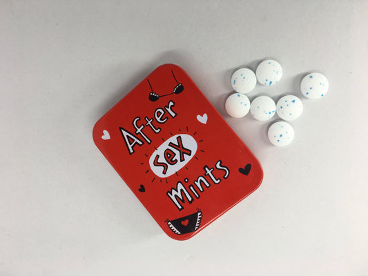 Low Calorie Fresh Breath Sugar Free Mint Candy Hard Heart Shaped