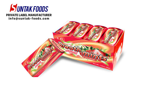 Sugar Free Fat Free Candy , Sour Hard Candy For Private Label Customize Ingredients