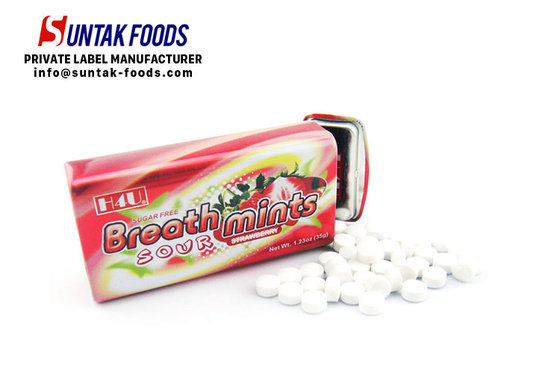 Sugar Free Fat Free Candy , Sour Hard Candy For Private Label Customize Ingredients