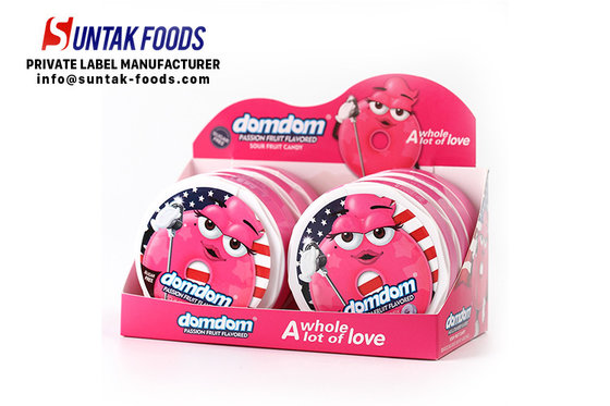 Healthy Sugar Free Sour Sweets Candy Xylitol Sweeteners Fruit Flavored Hard Candy