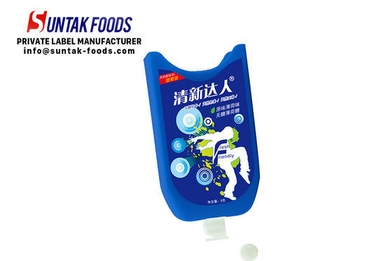 Naturally Color Fresh Breath Mints , White Sugar Free Candy For Diabetics