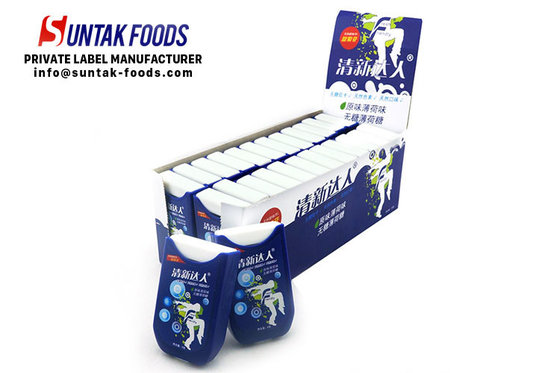 Naturally Color Fresh Breath Mints , White Sugar Free Candy For Diabetics