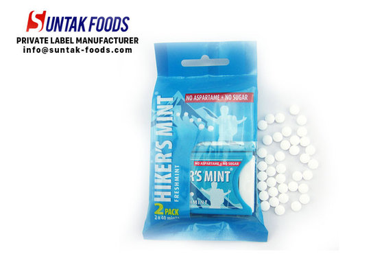 No Aspartame Spearmint Healthy Breath Mints , Sugar Free Lifesaver Mints