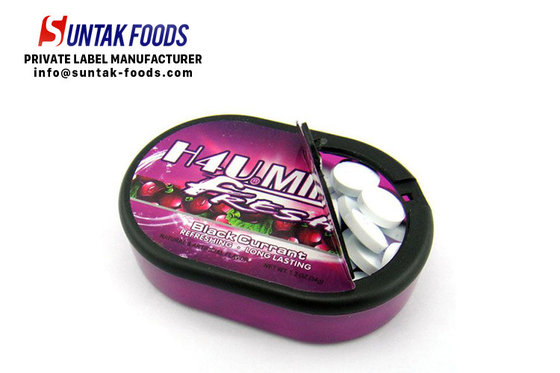 Natural Healthy Sugar Free Fat Free Candy Blackcurrent Taste Custom Package , Flavor