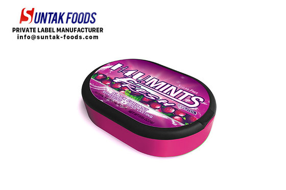 Natural Healthy Sugar Free Fat Free Candy Blackcurrent Taste Custom Package , Flavor