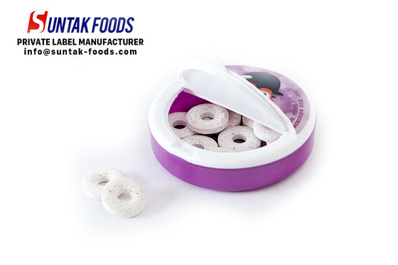 Plum Flavor Low Calorie Colorful Mint Candies Sour Sweet Sugar Free Hard Candy