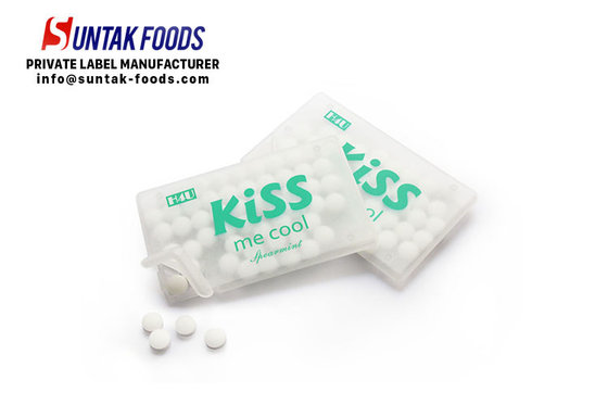 Sugar Free Fresh Breath Mints With Sorbitol / Xylitol Sweeteners , Low Calorie Candy