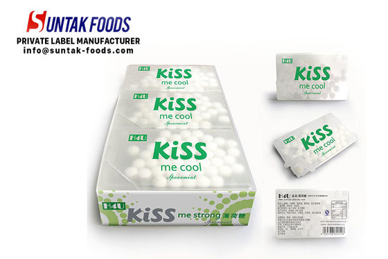 Sugar Free Fresh Breath Mints With Sorbitol / Xylitol Sweeteners , Low Calorie Candy