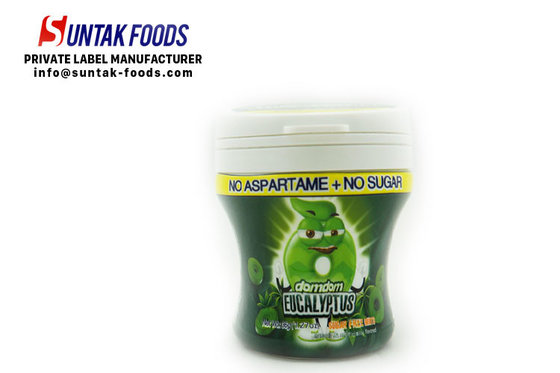 Calorie Free Hard Candy Hole Shape , Sugar Free Fat Free Candy Plastic Jar