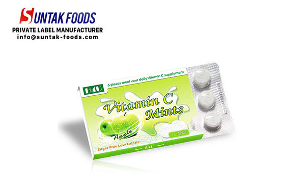 Tablet Press Vitamin C Candy , Sugar Free Lifesaver Mints Blister Pack
