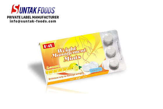Weight Management Functional Candy Sugar Free Lozenges For Soothes Sore Throats