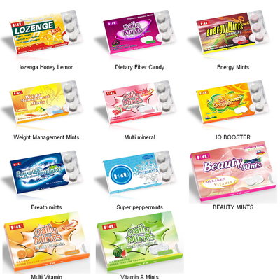 Dietary Fiber Functional Candy For Black Currant Flavor Multi Ingredients