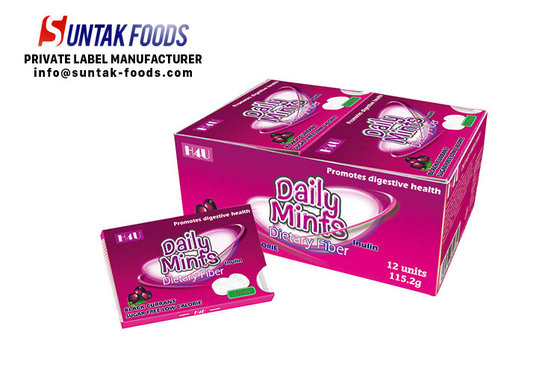 Dietary Fiber Functional Candy For Black Currant Flavor Multi Ingredients