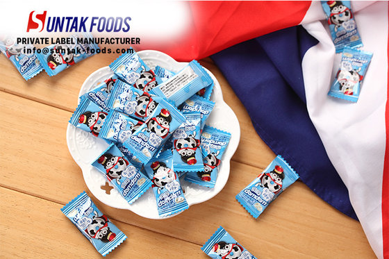 Portable Healthy Blue Organic Sugar Free Candy / Sweet Candies Custom Logo 40 Pcs X 1.5 G