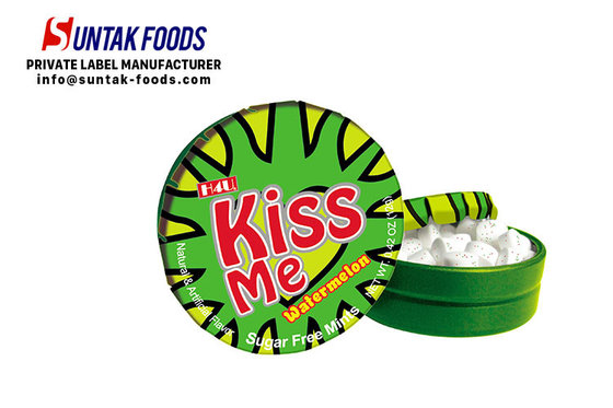 Custom Low Calorie Candy , Personalized Wedding Candy With Low Sugar Watermelon Taste