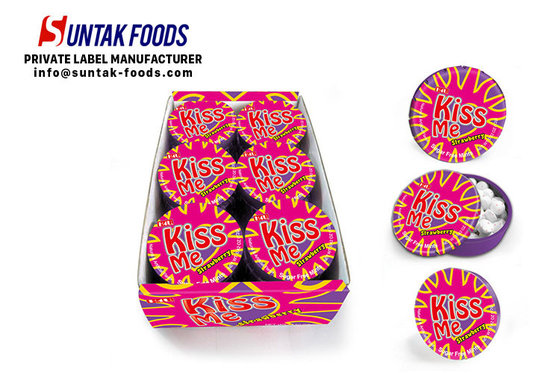 Different Color Healthy Xylitol Low Calorie Candy , Mentos Sugar Free Mints