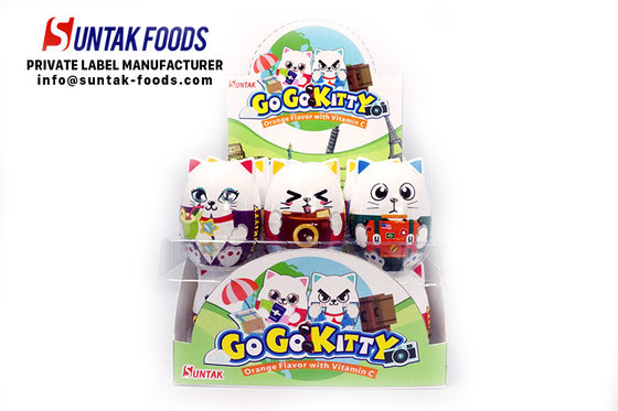 Child Glucose Novelty Candy Toys Unique Candy Sweets With Sticker 0.32oz