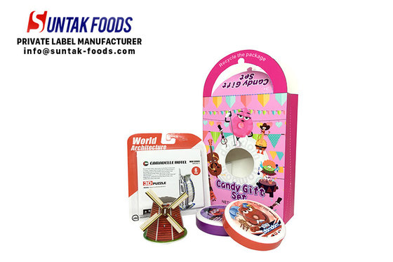 Christmas / Halloween Novelty Candy Toys With Vitamin C Ingredient Healthy