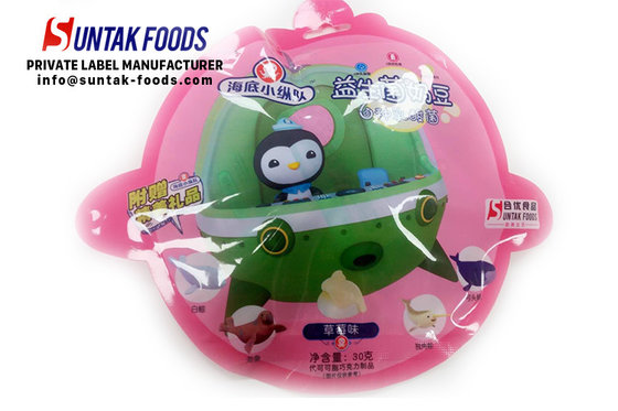 License Brand Whole Milk Powder Coating Biscuit  With Surprise Gift For Children