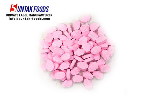 Low Sugar Bulk Candy , Antioxidants Watermelon Flavor Fruit Tablets