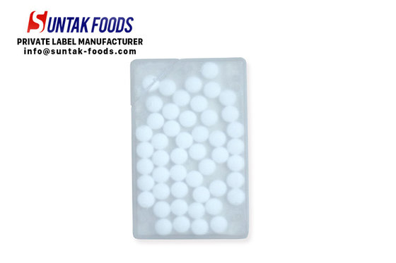 Stock promotion sugar free  peppermint flavor candy  With PP Mintcard