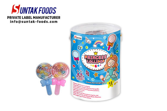 Lovely princess Lollipop shape jelly bean candy for little girl