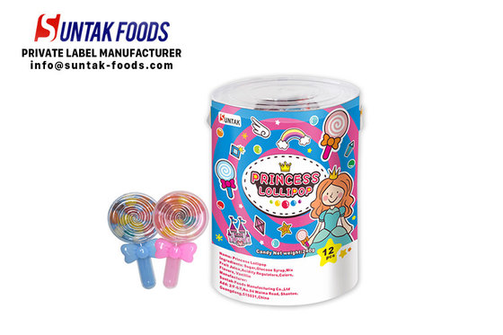 Lovely princess Lollipop shape jelly bean candy for little girl