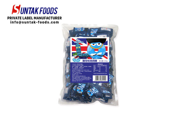 250 Big bag packing  sugar   Mint Candy With Flow Pack Wrapped
