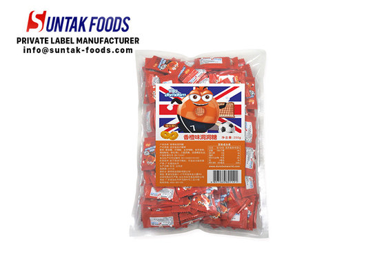 250 Big bag packing  sugar   Mint Candy With Flow Pack Wrapped