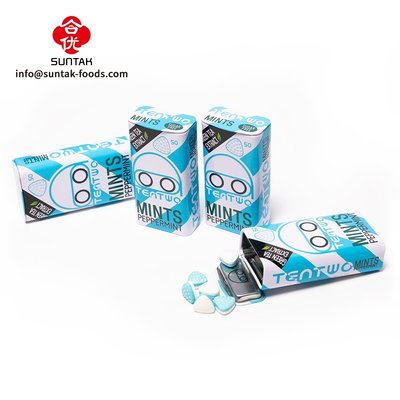 OEM peppermint flavor sugar free candy with green tea extract