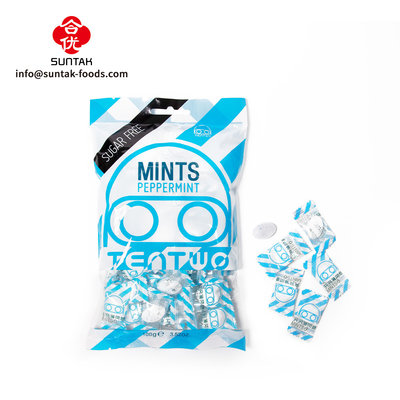 Private Label Sugar free Mint Flavoured Candy In Bag Pack